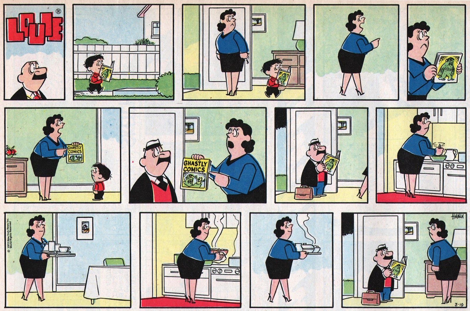 Louie Reads Some Ghastly Comics – Who's Out There?