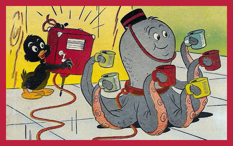 Tentacle Tuesday: Ha-Ha and Coo-Coo With Frolicsome Animals – Who's Out ...