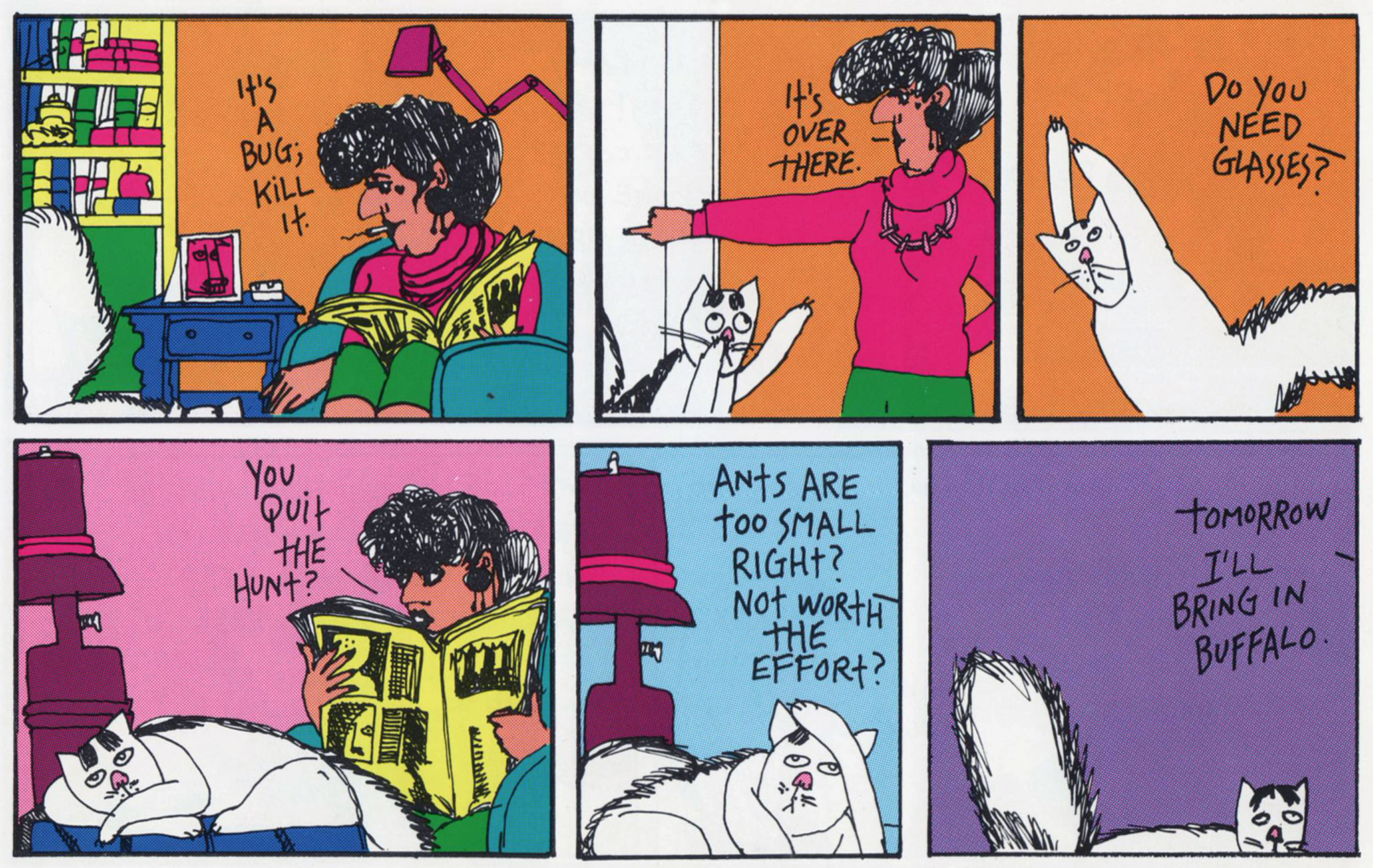 Nicole Hollander’s Sylvia: Wit, Wisdom and Cats – Who's Out There?