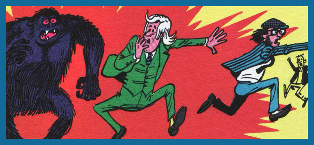 A Sausage or a Can of Beer? The Goodies in Comics – Who's Out There?