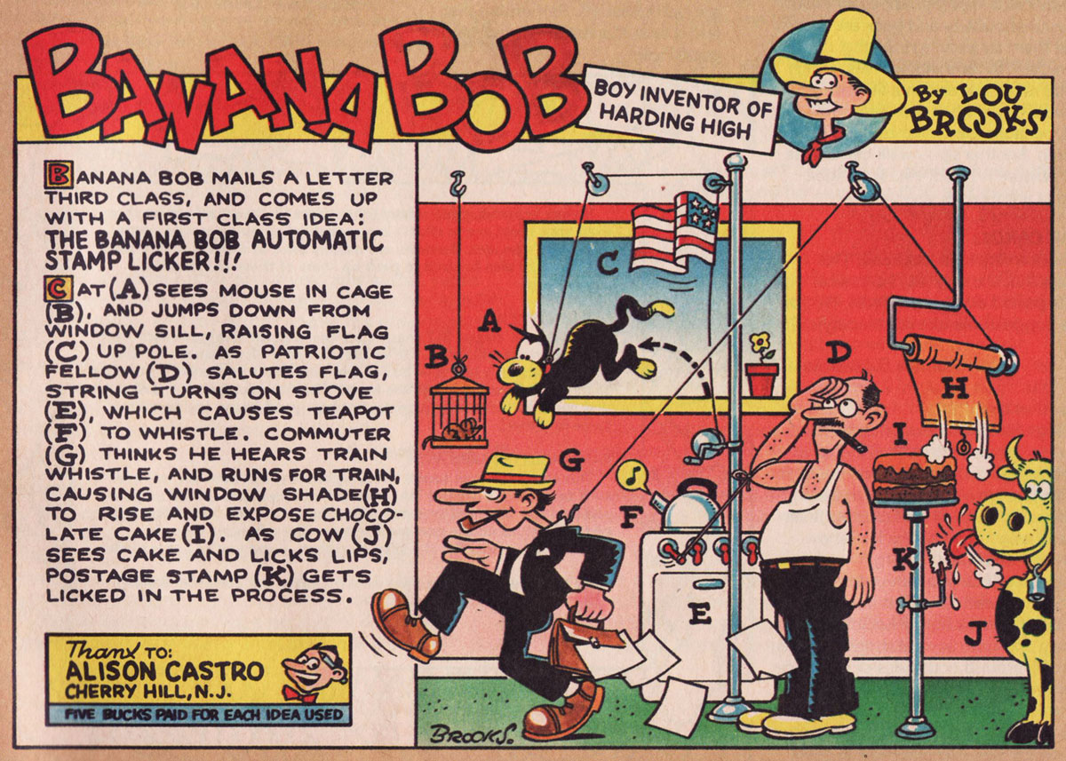 Lou Brooks’ Banana Bob, “Boy Inventor of Harding High” – Who's Out There?