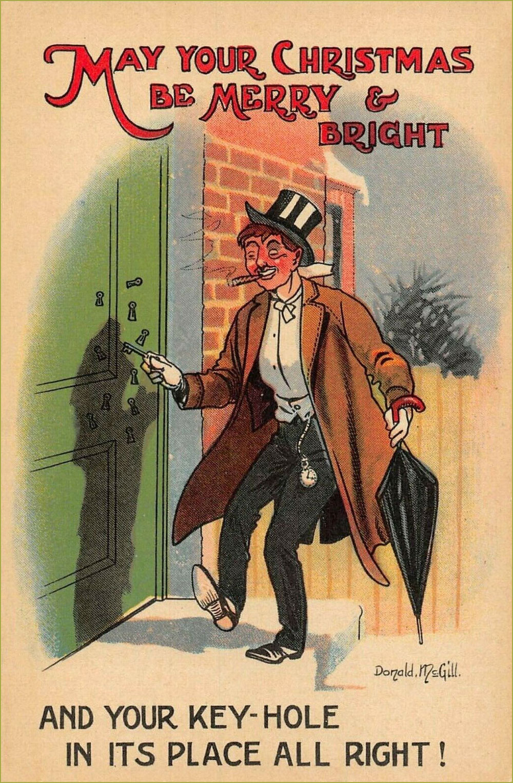 Hoping to See Your Face Again Next Year: Donald McGill’s Saucy Holiday ...