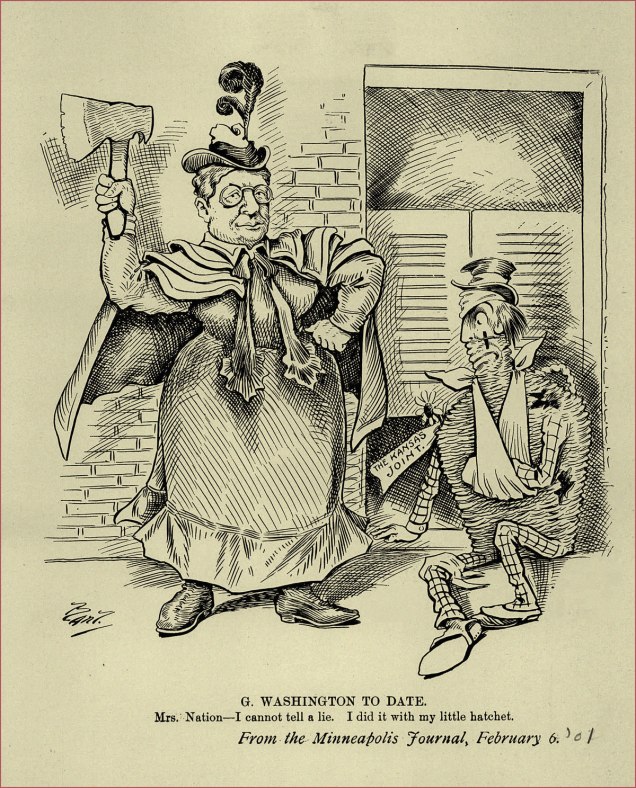 One Furious Woman and a Hatchet: the Saga of Carrie Nation – Who's Out ...